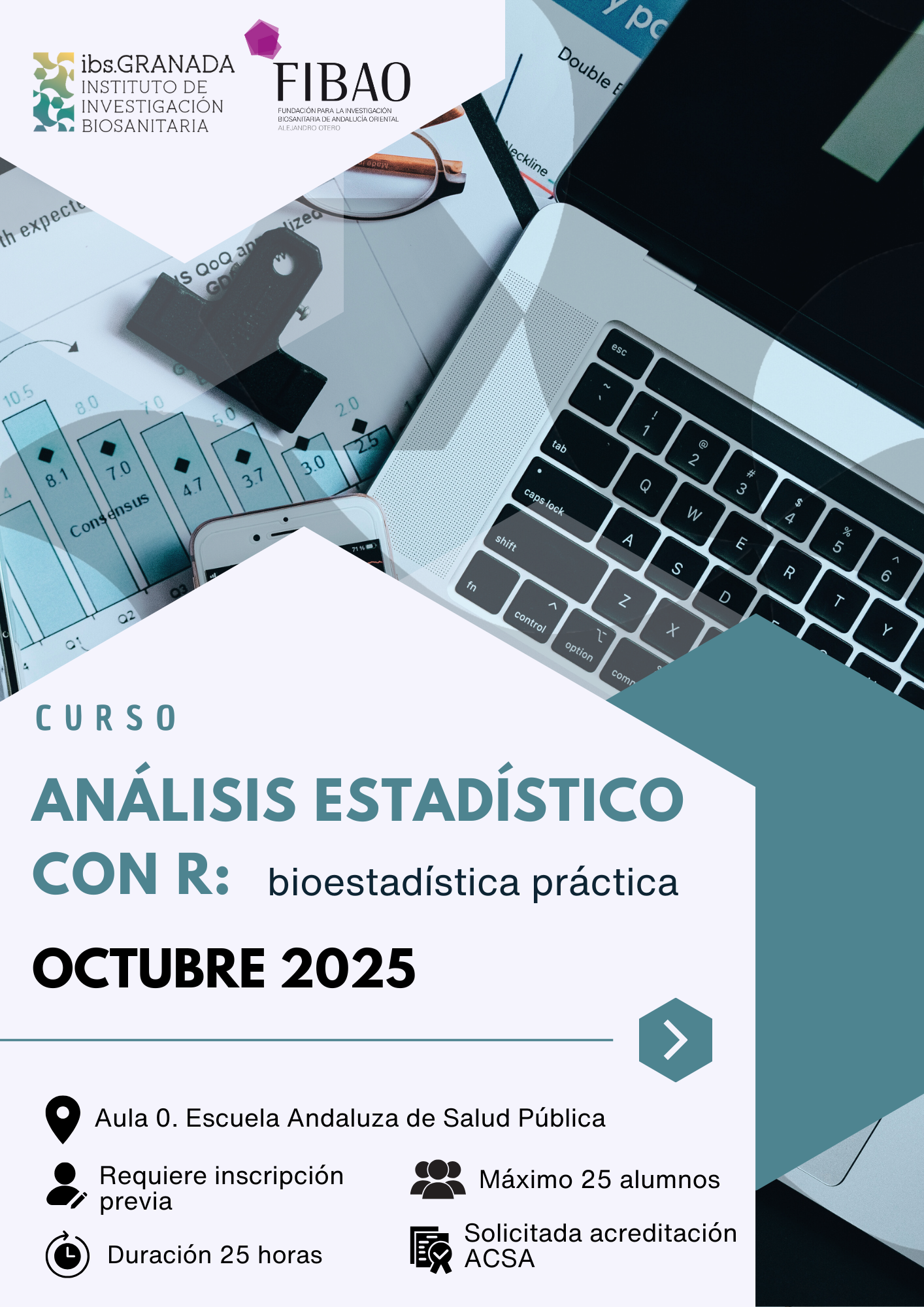 Curso “Análisis estadístico con R: bioestadística práctica” - ibs.GRANADA